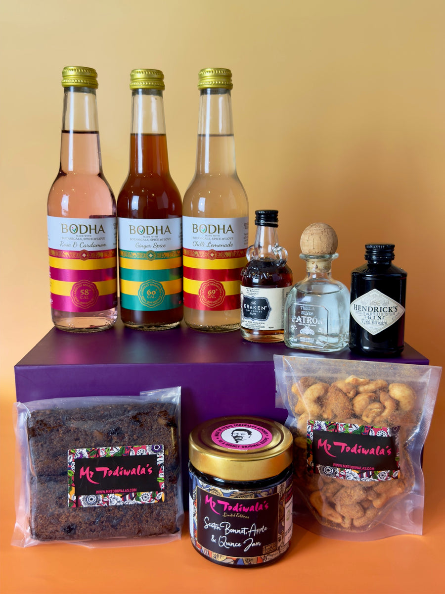 Mr Todiwala x Bodha Drinks | Gourmet Hamper with Mini Spirit Experienc ...